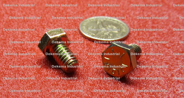 Grade 8 Zinc Yellow Chromate Plated Steel Bolts - 4-40 to 1-14 Threads